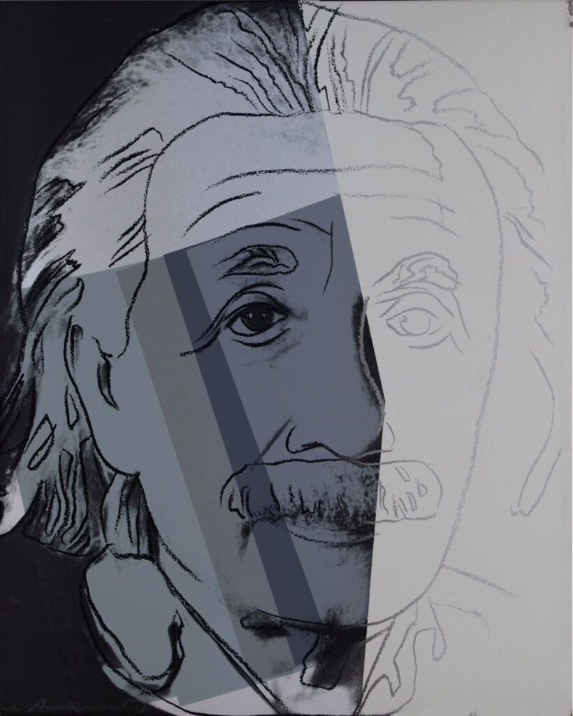 Albert Einstein Artwork for Sale by Andy Warhol in Modern Masters, Pop ...