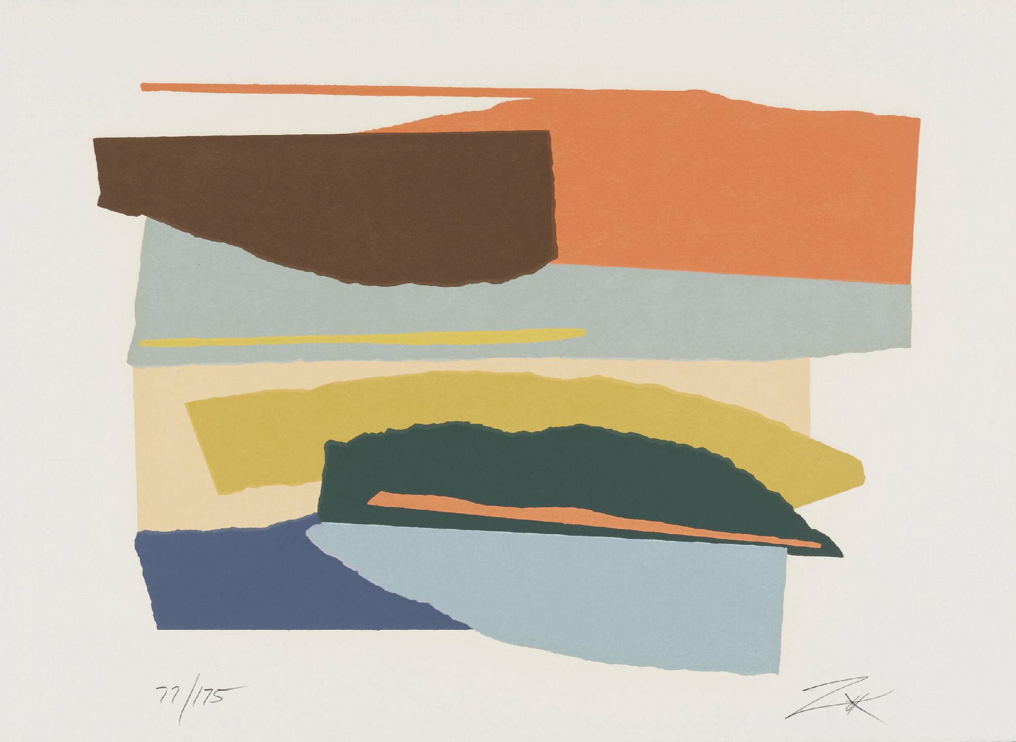 Niagara Series I Artwork for Sale by Larry Zox in Abstract Art Style ...