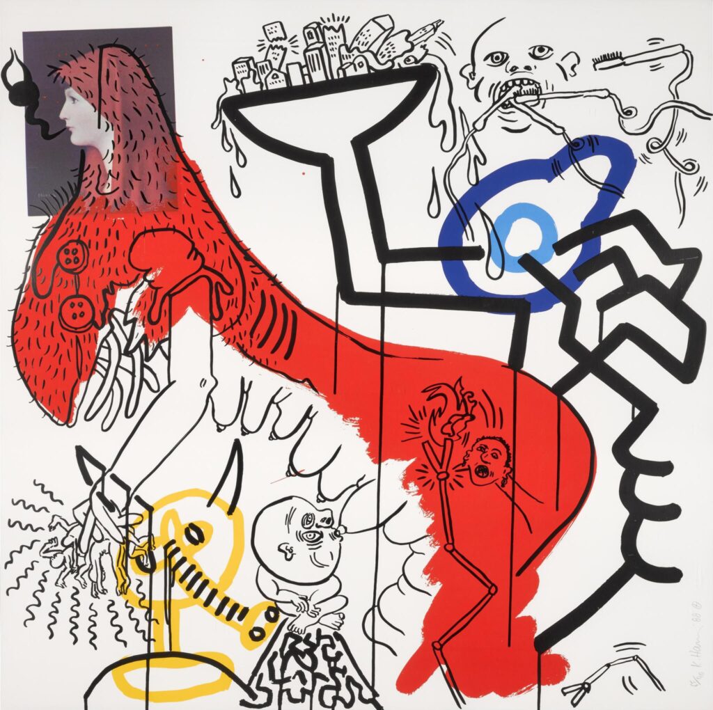 Apocalypse IV Artwork for Sale by Keith Haring in Pop Art, Modern ...