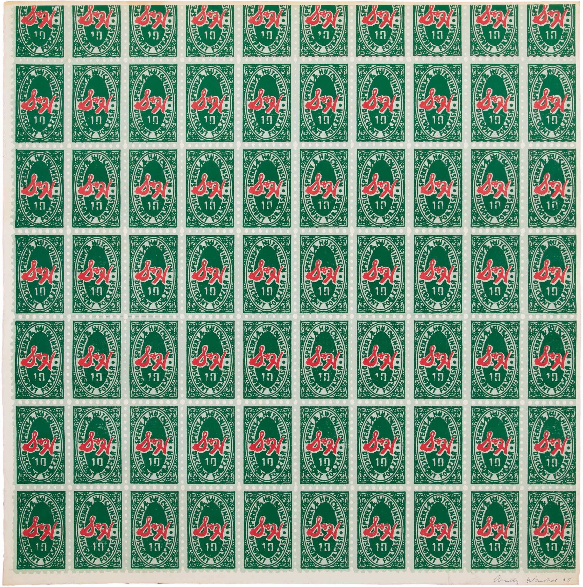 S & H Green Stamps Artwork for Sale by Andy Warhol in Style - Dane Fine Art